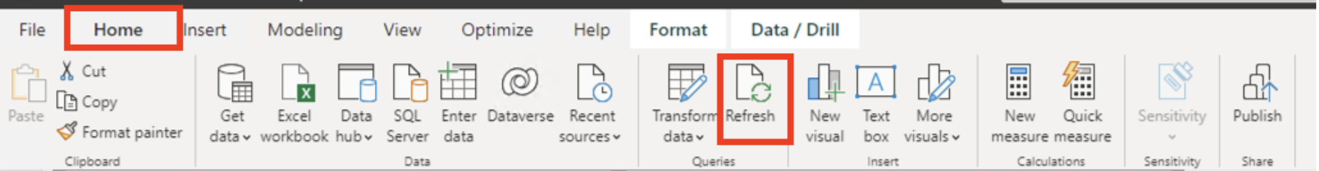 Data Share Connection Setup Powerbi Assignar Support