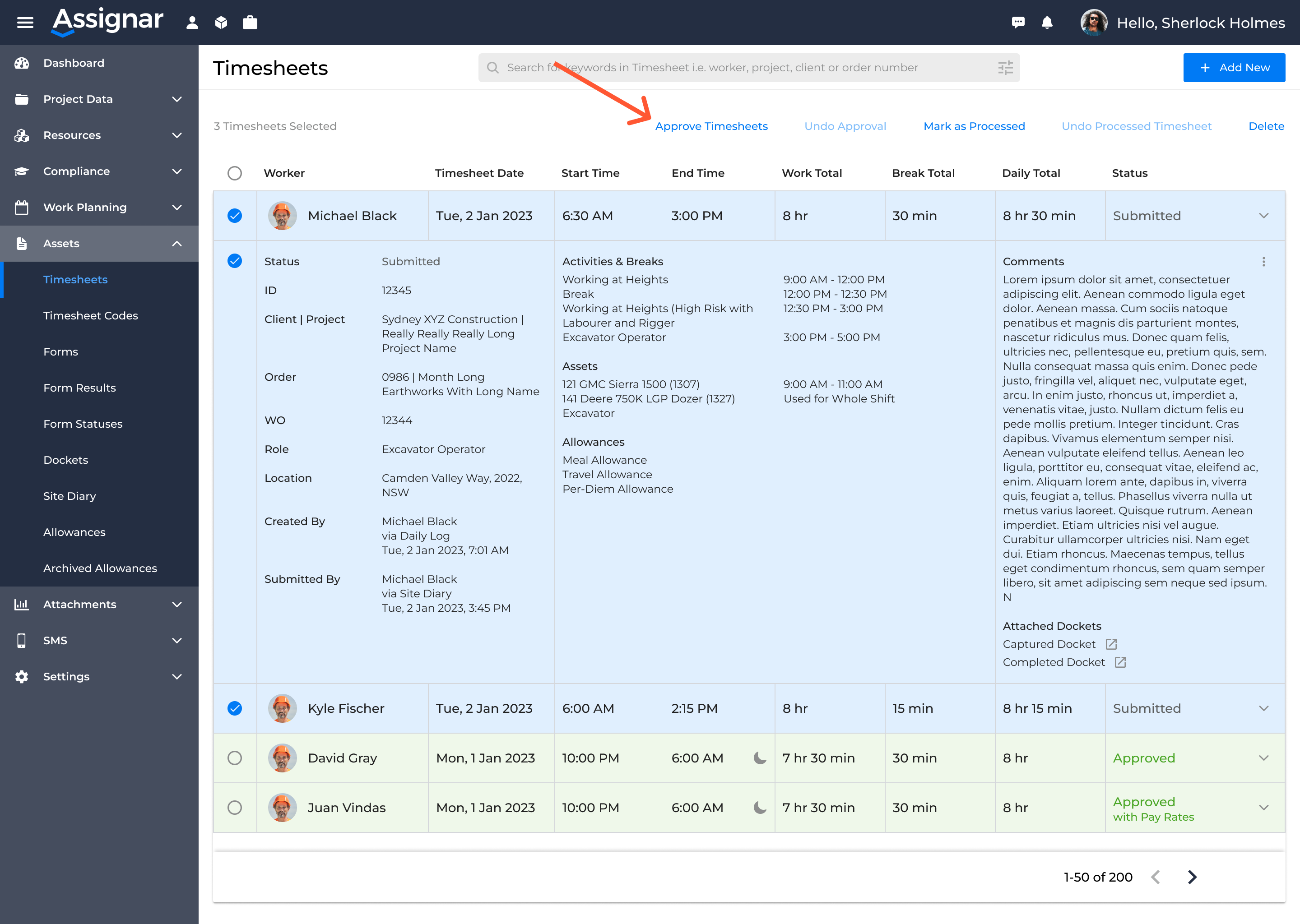 Approve a Timesheet – Assignar Support Approve a Timesheet – Assignar Support