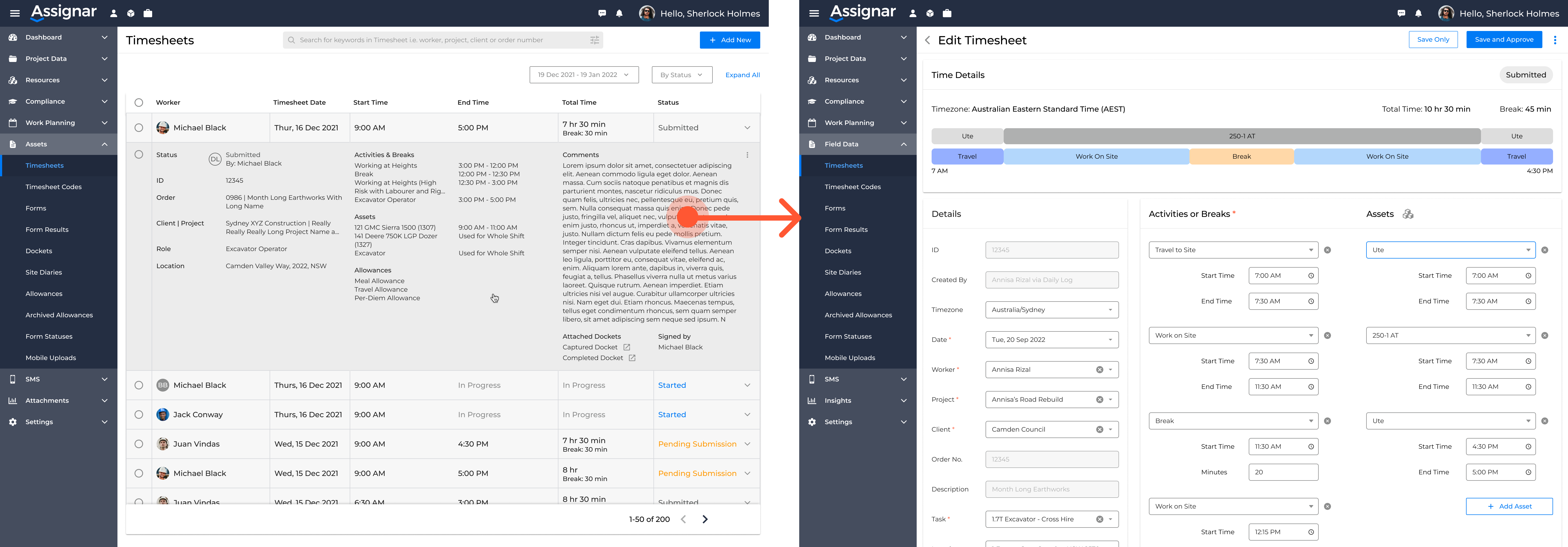 Approve a Timesheet – Assignar Support Approve a Timesheet – Assignar Support