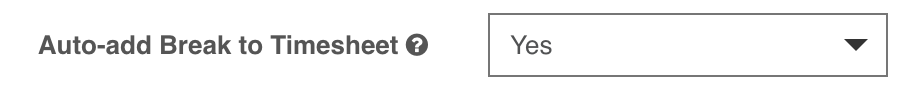 Set Up Automatic Breaks in Timesheet – Assignar Support