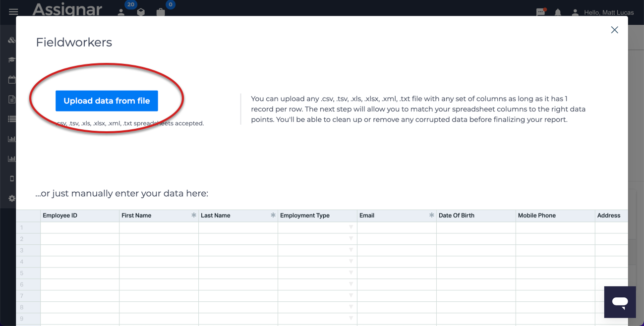 Set Up Your Workers – Assignar Support