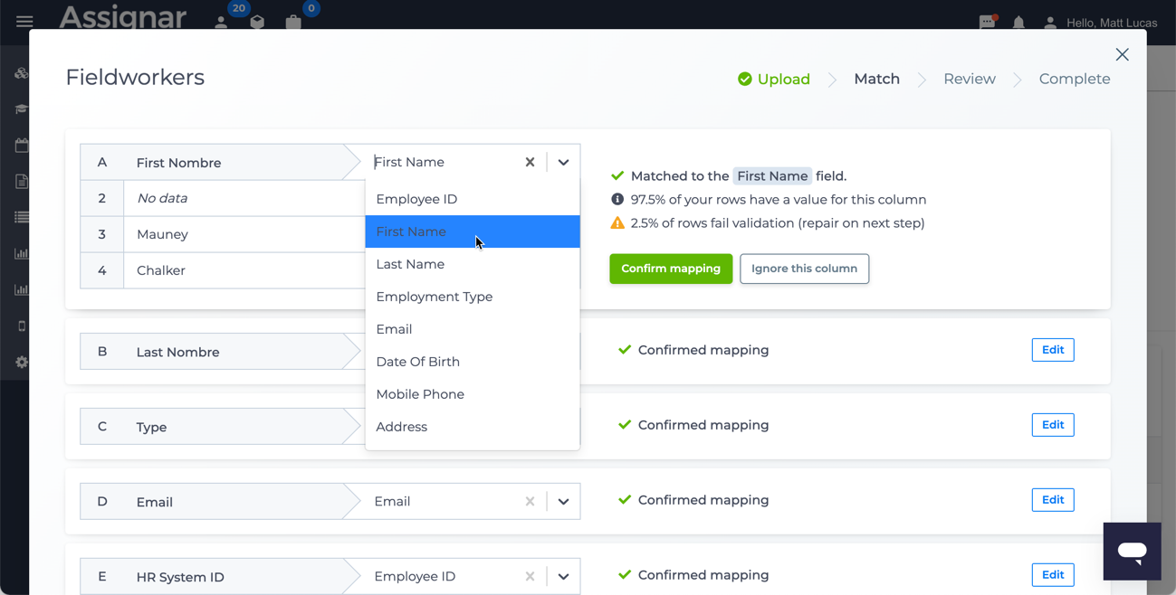 Set Up Your Workers – Assignar Support