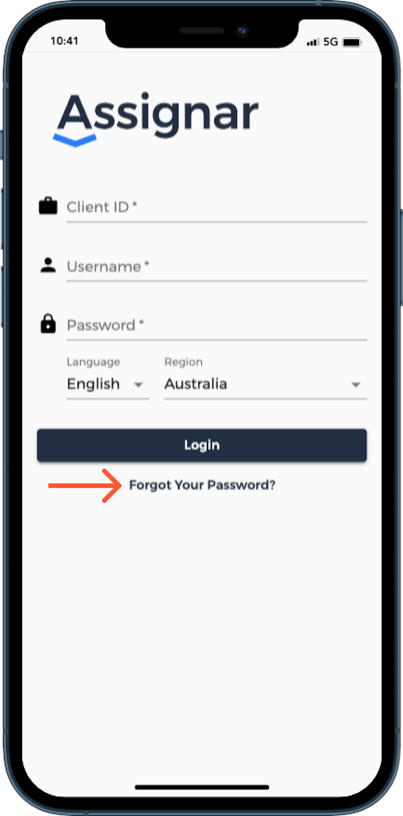 Reset Your Password – Assignar Support