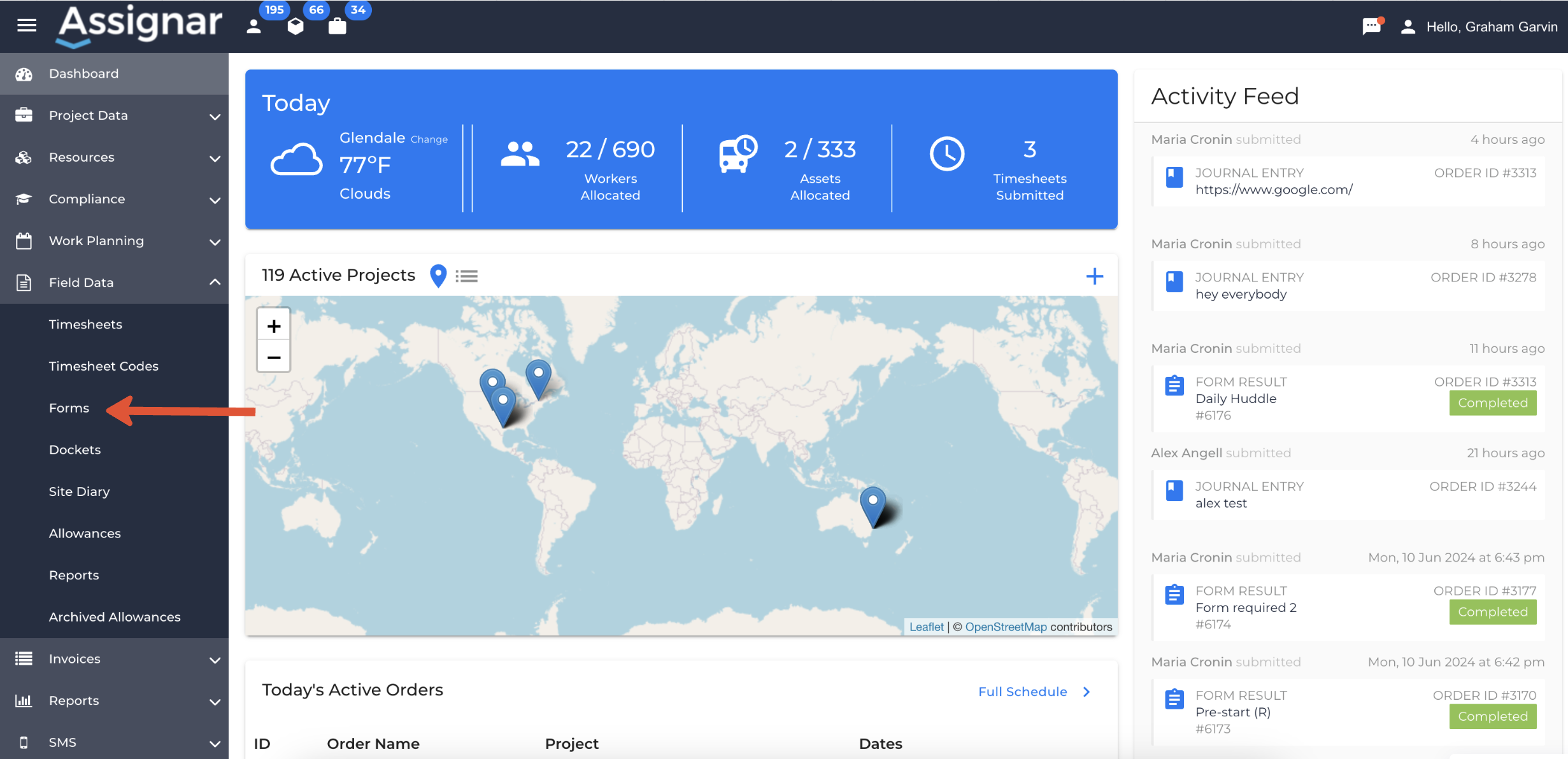 Form Results: Overview – Assignar Support